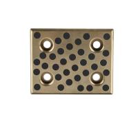 China Oilless Plate Plugged Graphite Cast Bronze Wear Plate,With Graphite,High Quality for sale