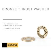 China JDB-JTW Graphite Bronze Thrust Washer Self Lubricated Oilless for sale