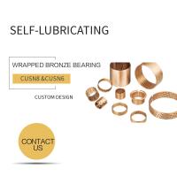 China DIN 1494 Plain CuSn8 Self Lubricating Bronze Bushings 160-165-60mm Perforated for sale