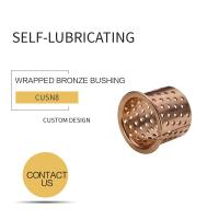 China Flanged Tin Bronze Bushings CuSn8 Metric Size for sale