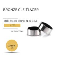 China Tin Or Copper Plating Dry Bushings Bronze Gleitlager Straight & Shoulder ISO 3547 for sale
