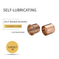 China Metric Sizes Standards Bronze Gleitlager Split Bushing CuSn8 50x55x30 BMZ 5030 for sale