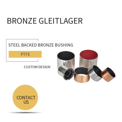 China Metal - Polymer Bronze Backed  Plain Bearing High Strength for sale