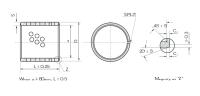 China Cylindrical CuSn8P Self Lubricating Plain Bearing for sale