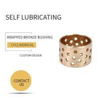 China Cylindrical CuSn8P Self Lubricating Plain Bearing for sale