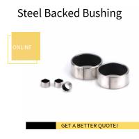 China ROHS Straight & Steel  Sleeve Bushings Flange Bearing Lead Free Washer LBM Tolerance for sale