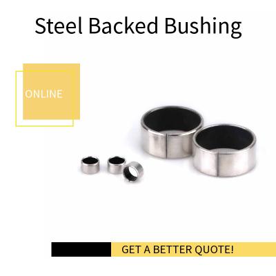China ROHS Straight & Steel  Sleeve Bushings Flange Bearing Lead Free Washer LBM Tolerance for sale