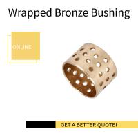 China Thin Walled Structure WB702 Flange Bronze Bushing With Holes for sale