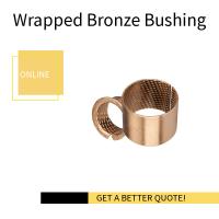 China Rolled Bronze Bushing with Diamond Indents |  Metric Sleeve material CuSn8 & CuSn6.5P for sale