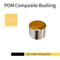 China Pom Polymer Plain Bearings With Oil Groove for sale