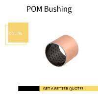 China Black Pom No Oil Self Lubricating Bushings for sale