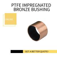 China Flanged  Impregnated Precision Bronze Bushings for sale