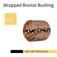 China Wrapped Bronze Sleeve Bearings Oilless for sale