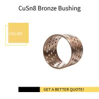 China Flanged Bronze Bushings Plain CuSn8 Mesh for sale