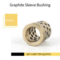 China ZCuSn6Zn6Pb3 Graphite Sleeve Bearings Hydraulic Engineering Self Lubricating Bearings for sale