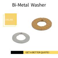 China Bimetal Washer CuPb10Sn10 or CuSn6Zn6Pb3 Layer for sale