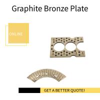 China Customized High Precision Bronze Material Bronze Graphite Gasket Plate for sale