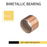 China Bimetallic Bearing Bronze Metric Cylindrical Bushes for sale