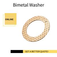China Bimetal Washer CuPb10Sn10 or CuSn6Zn6Pb3 Layer for sale