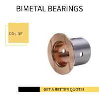 China Friction Welding Bimetal Metric Flange Bushing for sale