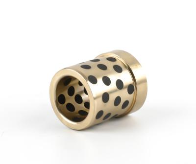China C863 Manganese Bronze Graphite Plugs Flange Bushing for sale