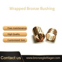 China Wrapped Bushing Size, Bronze CuSn8 Material for sale