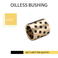 China Solid Lubricant Bearings  Bronze Bushings NORMAL METRIC BUSHING for sale