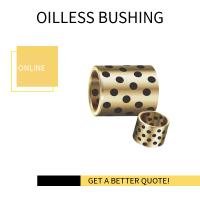 China C86300 Manganese Bronze Graphite Oilless Standard Bronze Bushing Component for sale