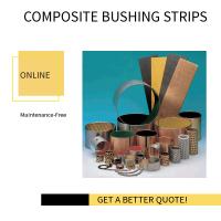 China 3 Layers Composite Bronze Backed Bushing Material Strips Sheet for sale