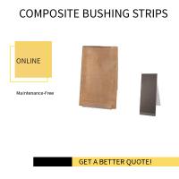 China 3 Layers Composite Bronze Backed Bushing Material Strips Sheet for sale