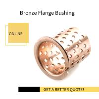 China Lagerbuchsen Bronze Sleeve Bushings, Flange Glidlager Size Made To Order for sale