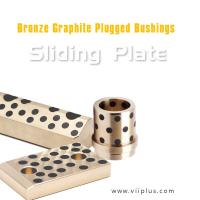 China Oilless Self Lubrication Bronze Graphite Plugged Bushings for sale