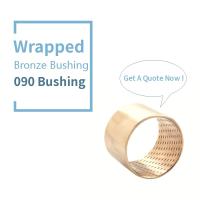 China CuSn8 Wrapped Bronze Bushing With Holes for sale