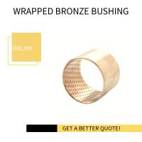 China Flange Wrapped Bronze Bearings 090 for sale