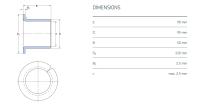 China CuAl10Fe5Ni5 Bronze Bearing Plate with Graphite Inset for Enhanced Durability and Lubrication for sale