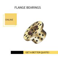 China Self-Lubricating Flanging Bearing JFB16 With Shoulder Type Oil-Free Graphite Copper Sleeve for sale