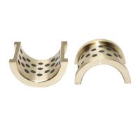 China Split Shaft Self Lubricating Bronze Bush CuAl10Fe5Ni5 Aluminium Bronze Bushing for sale