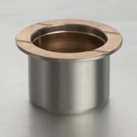 China Collar Type Bimetallic Bearing Bushes For Track Roller for sale