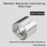 China AlSn20Cu1 Marginal Lubricating Metal Sleeve Bearing CSB-J20 for sale