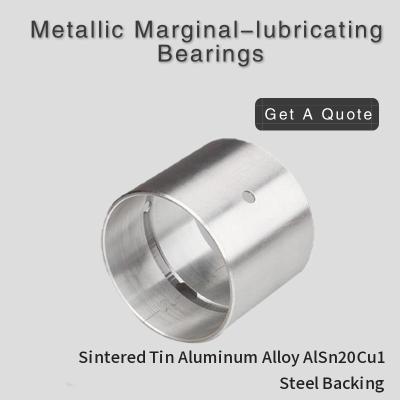 China AlSn20Cu1 Marginal Lubricating Metal Sleeve Bearing CSB-J20 for sale