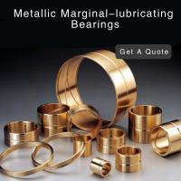 China Metallic Marginal Lubricated Bronze Sleeve Bearings CuSn5Pb5Zn5 for sale