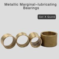 China Metallic Marginal Lubricated Bronze Sleeve Bearings CuSn5Pb5Zn5 for sale
