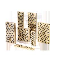 China Bronze Material Oilless Bushes With Oil Impregnated Graphite Plugs for sale