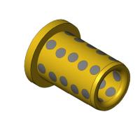 China Oil Free CuAl10Fe5Ni5 Flange Bronze Bushing Self Lubrication for sale