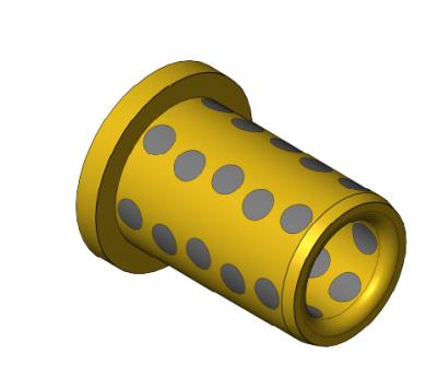 China Oil Free CuAl10Fe5Ni5 Flange Bronze Bushing Self Lubrication for sale
