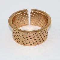 China Cylindrical Bushes Bronze Plain Sleeve Bearings With Grease Reservoirs Oil Holes for sale