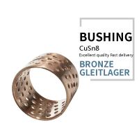 China High Load Capacity Bronze Gleitlager CuSn8 Material 20-23-15mm Perforated for sale