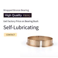 China Wrapped Split Sleeve 092 Bronze Flange Bearings for sale