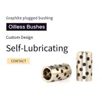 China Metric Size Damper Graphite Plugged Brass Bush Oilless for sale