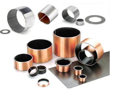 China Maintenance Free Flanged Bushing Plate OEM Sleeve Self Lubricating Design For Heavy Duty Bearings for sale